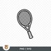 Tennis Racket SVG Bundle, Tennis Racket Clipart, 15 Tennis Racket Cut ...