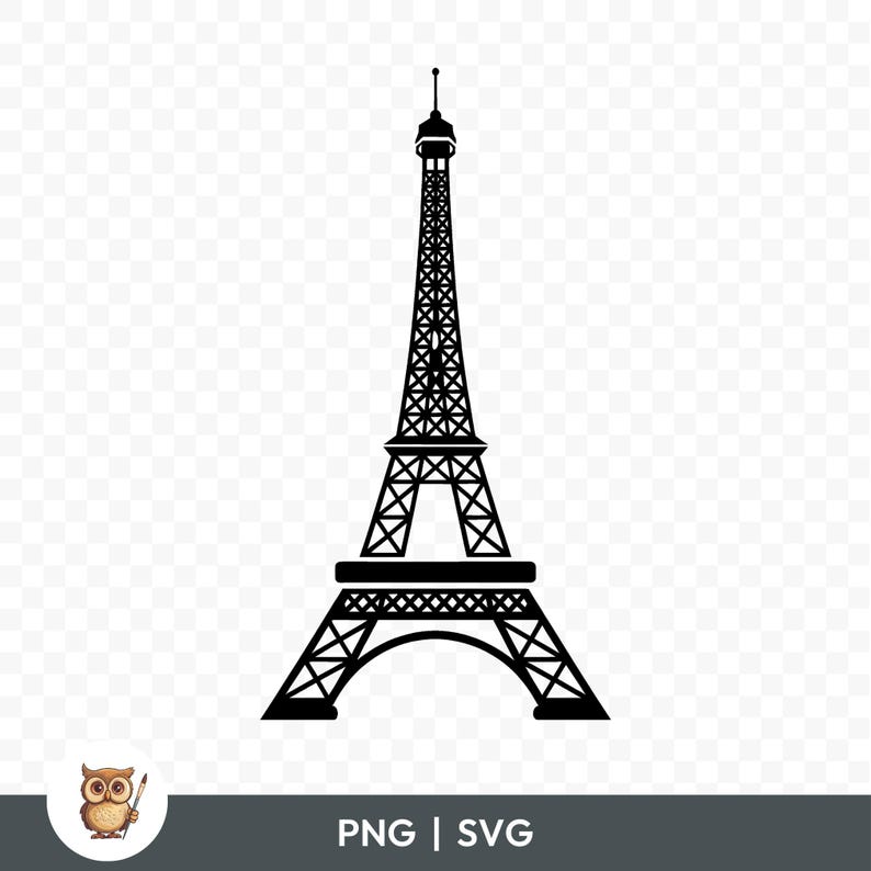 Eiffel Tower SVG Bundle, Eiffel Tower Clipart, 15 Eiffel Tower Cut ...