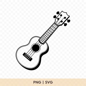 Ukulele Outline SVG: Ukulele Cut File, Ukulele PNG, Ukulele Silhouette ...