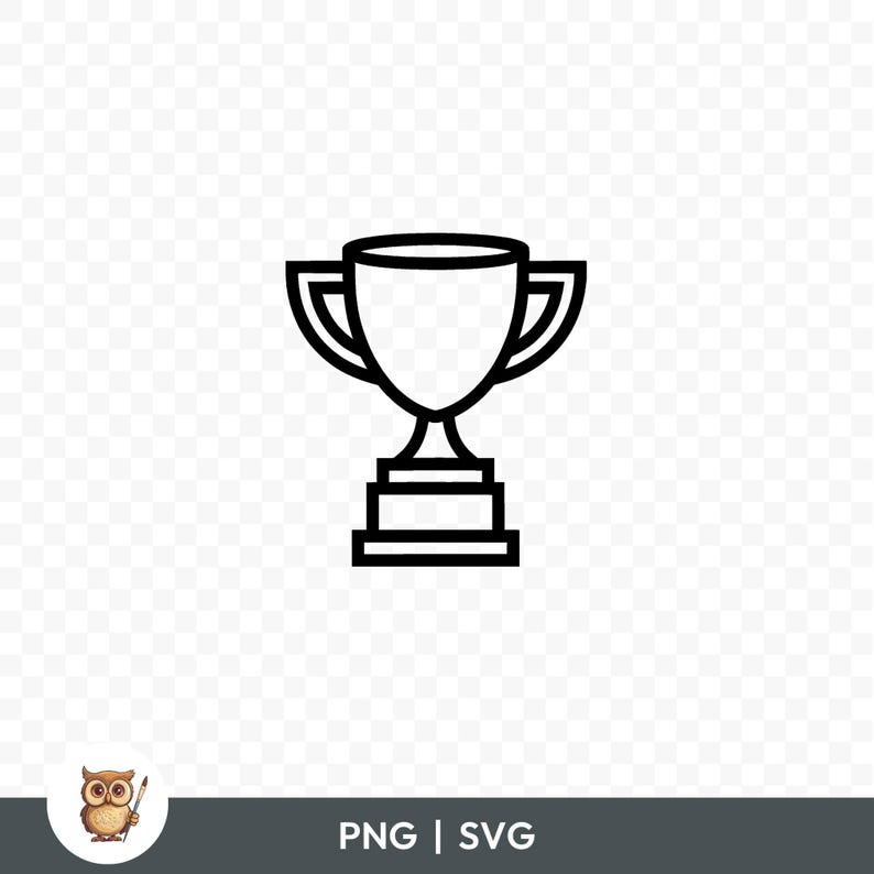Trophy SVG Bundle, Simple Trophy Clipart, 15 Trophy Cut Files for ...