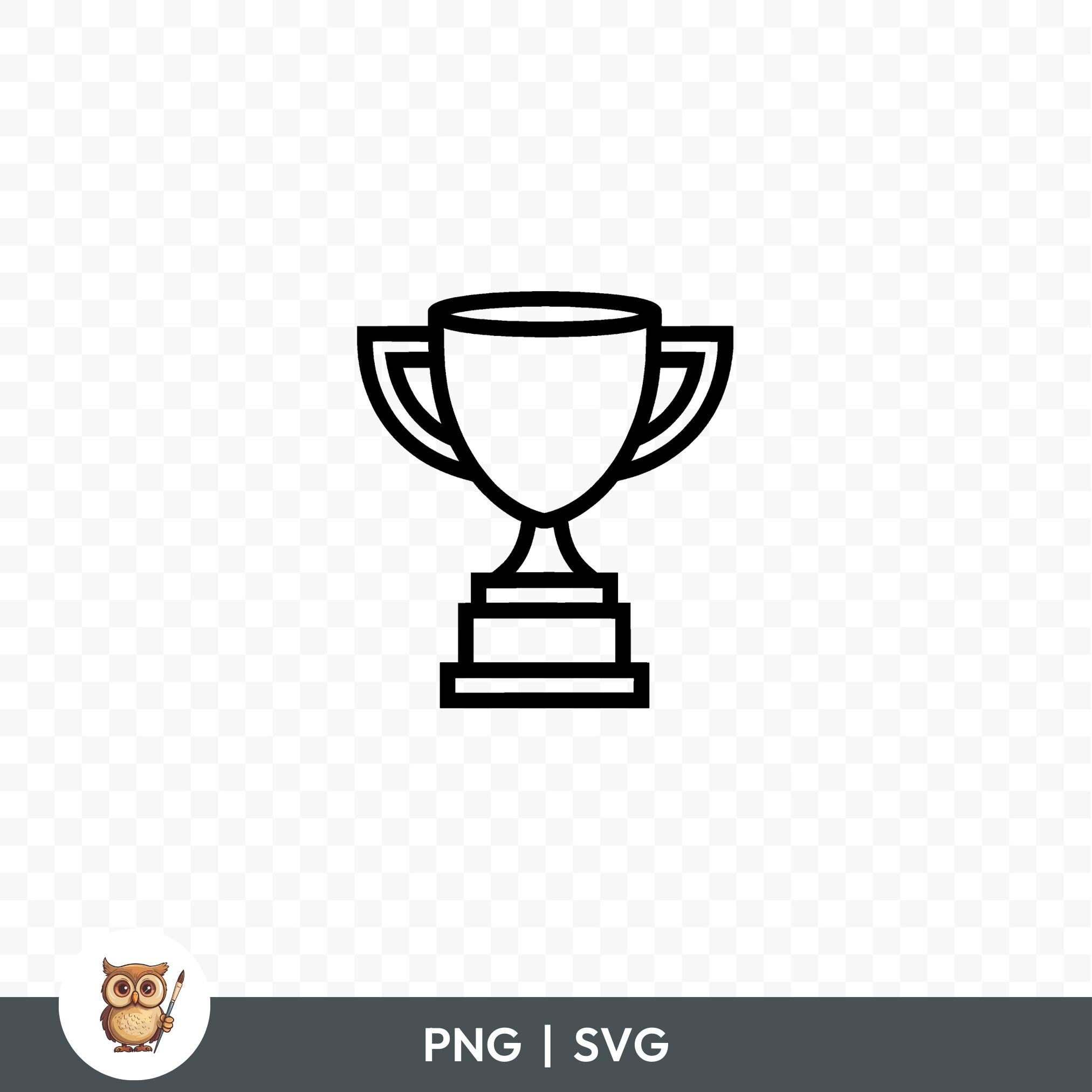 Trophy SVG Bundle, Simple Trophy Clipart, 15 Trophy Cut Files for ...