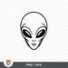 Alien Head SVG Bundle, Alien Clipart, 15 Alien Heads Cut Files for ...