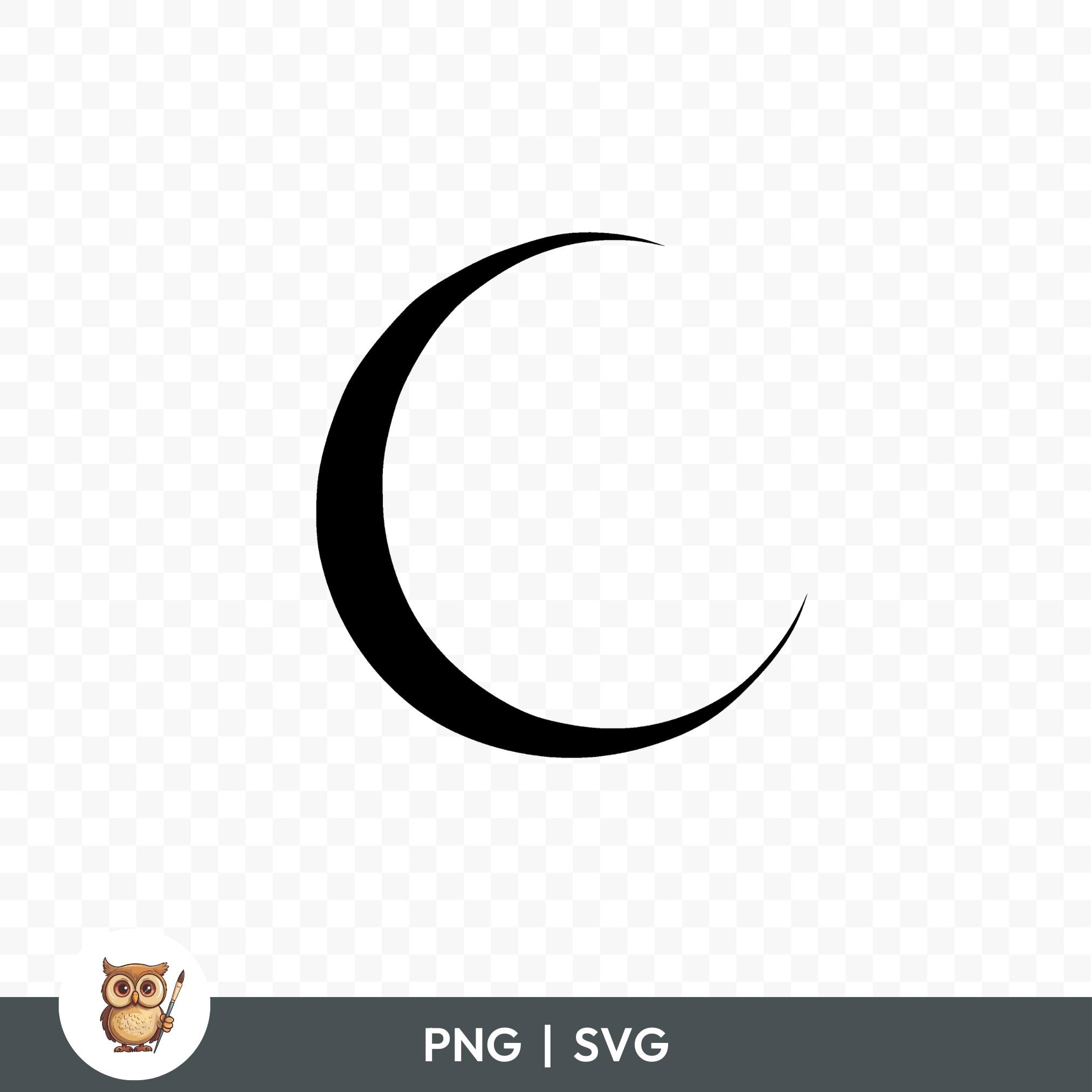 Crescent Moon SVG Bundle, Moon Clipart, 15 Moon Crescent Cut Files for ...