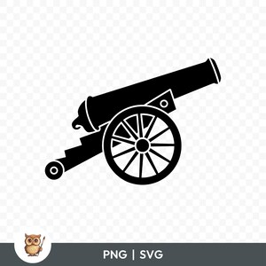 Cannon SVG Bundle, Cannon Clipart, 15 Cannon Cut Files for Cricut, PNG ...
