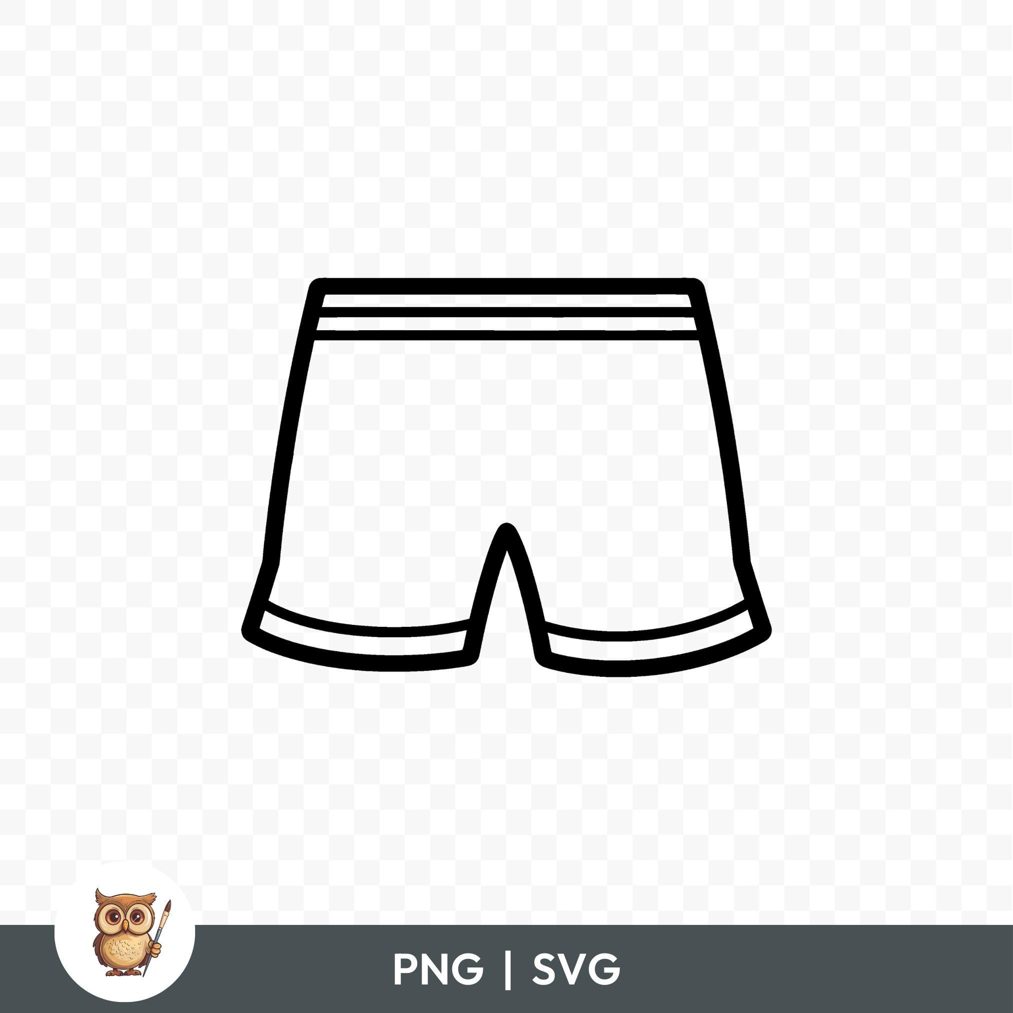 Shorts SVG Bundle, Shorts Clipart, 15 Shorts Cut Files for Cricut, PNG ...