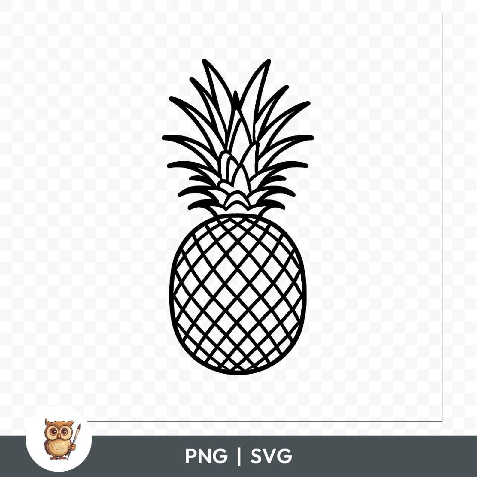 Pineapple SVG Bundle, Pineapple Clipart, 15 Pineapple Cut Files for ...