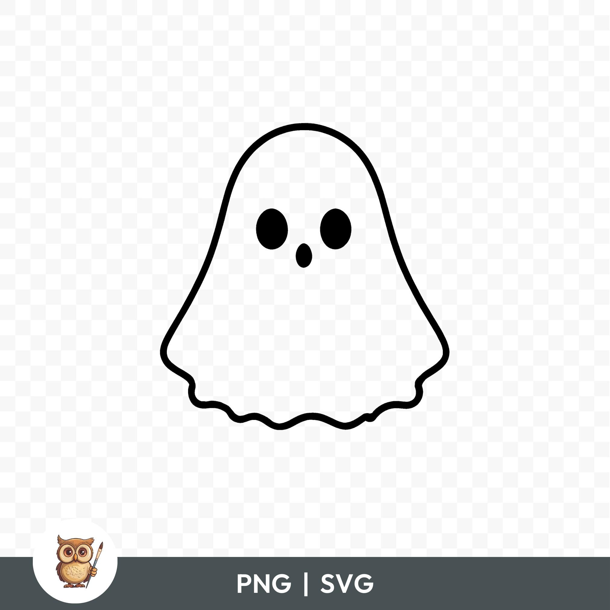 Ghost SVG Bundle, Ghost Clipart, 15 Ghost Cut Files for Cricut, PNG and ...