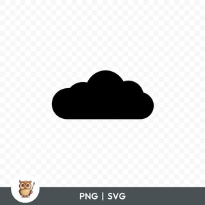 Cloud Silhouette SVG Bundle, Cloud Silhouette Clipart, 15 Cloud Cut ...