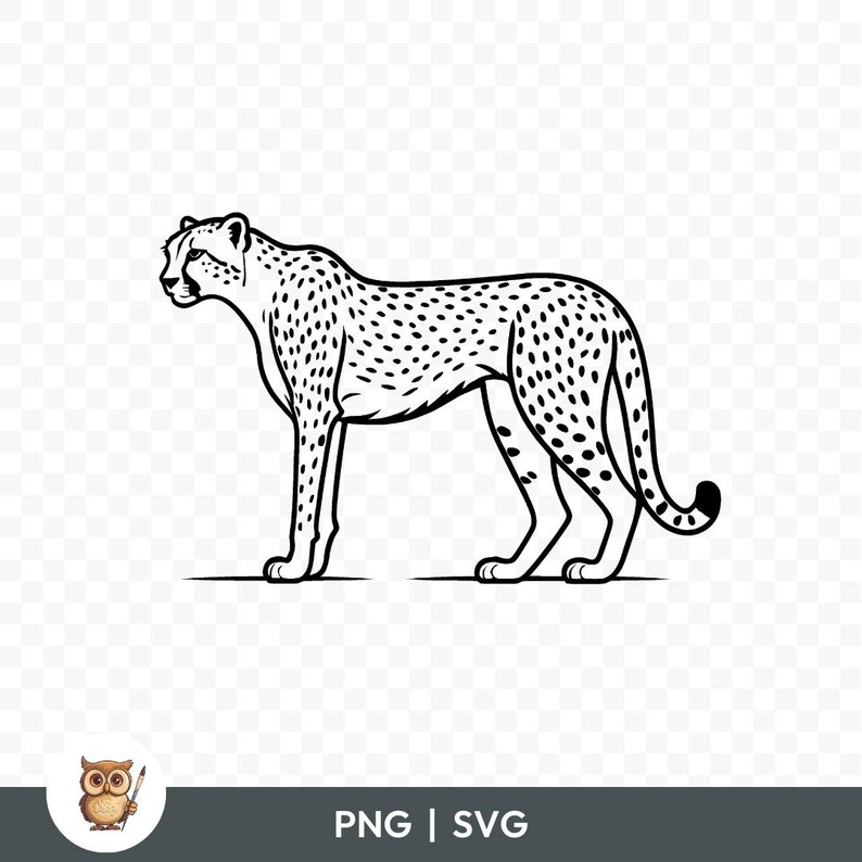 Cheetah SVG Bundle, Cheetah Clipart, 15 Cheetah Cut Files for Cricut ...