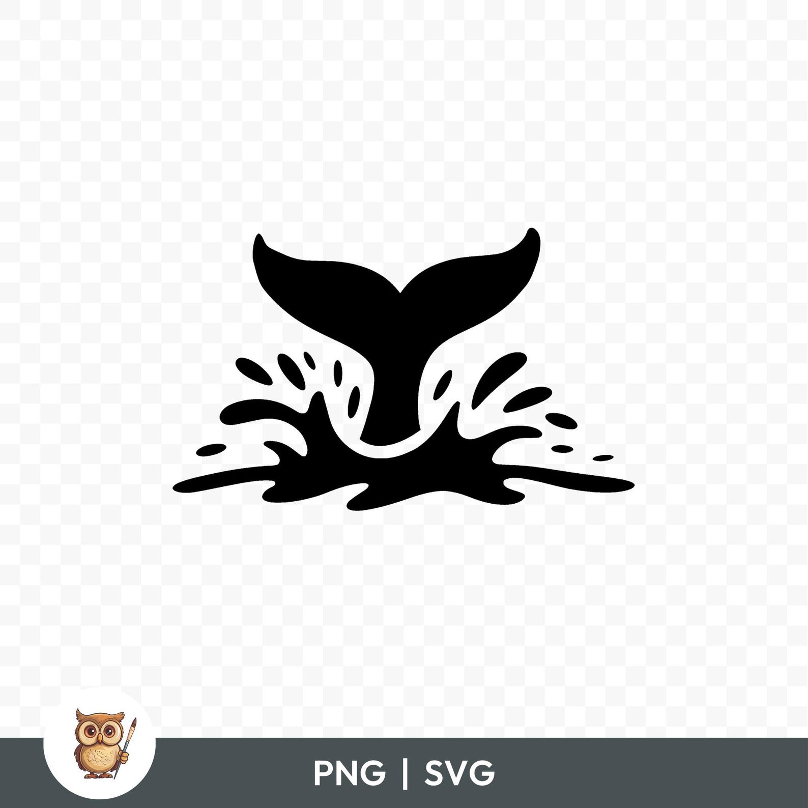 Whale Tail SVG Bundle, Whale Tail Splash Clipart, 15 Whale Cut Files ...