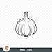 Garlic SVG Bundle, Garlic Clipart, 15 Garlic Cut Files for Cricut, PNG ...