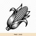 Corn Cob With Husk SVG: Cut File for Cricut, Silhouette, Sublimation ...