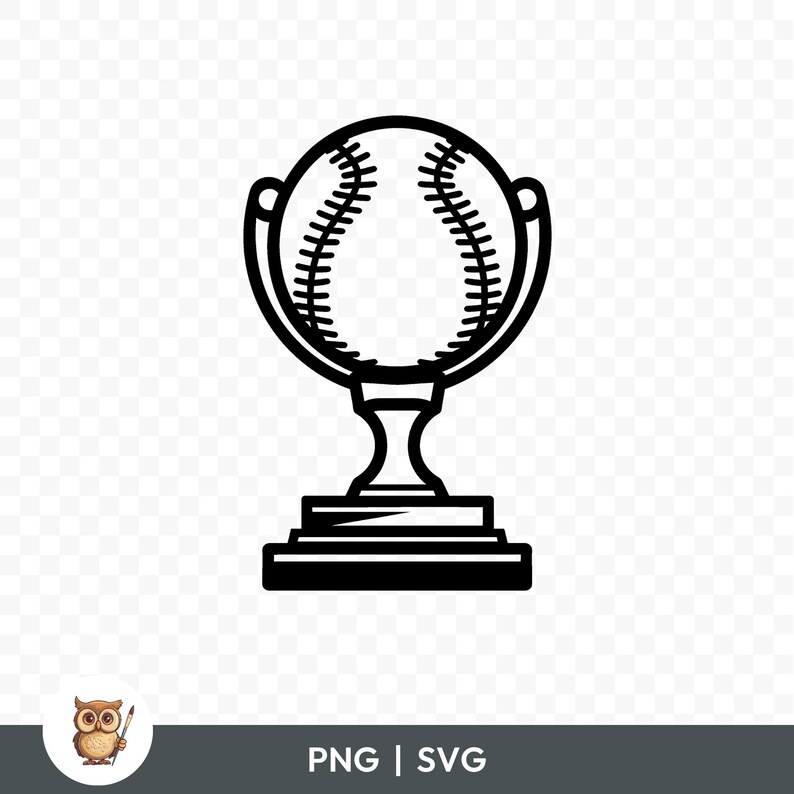 Baseball Trophy SVG Bundle, Baseball Trophy Clipart, 15 Baseball Trophy ...