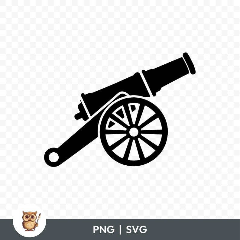 Cannon SVG Bundle, Cannon Clipart, 15 Cannon Cut Files for Cricut, PNG ...