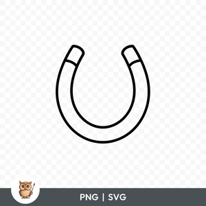 Horseshoe SVG Bundle, Horseshoe Outline Clipart, 15 Horseshoe ...