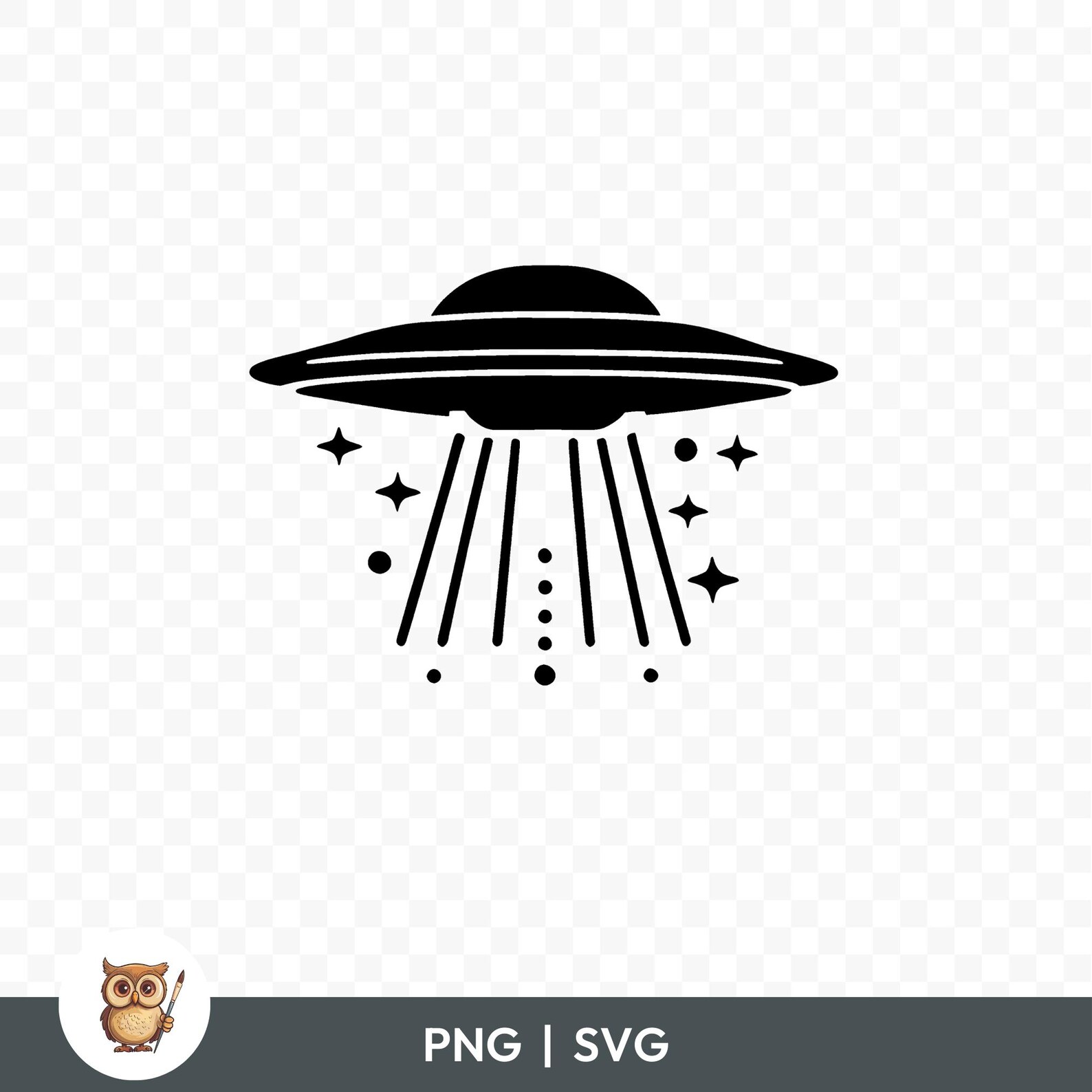 UFO SVG Bundle, Alien Clipart, 15 Alien Ship Cut Files for Cricut, PNG ...