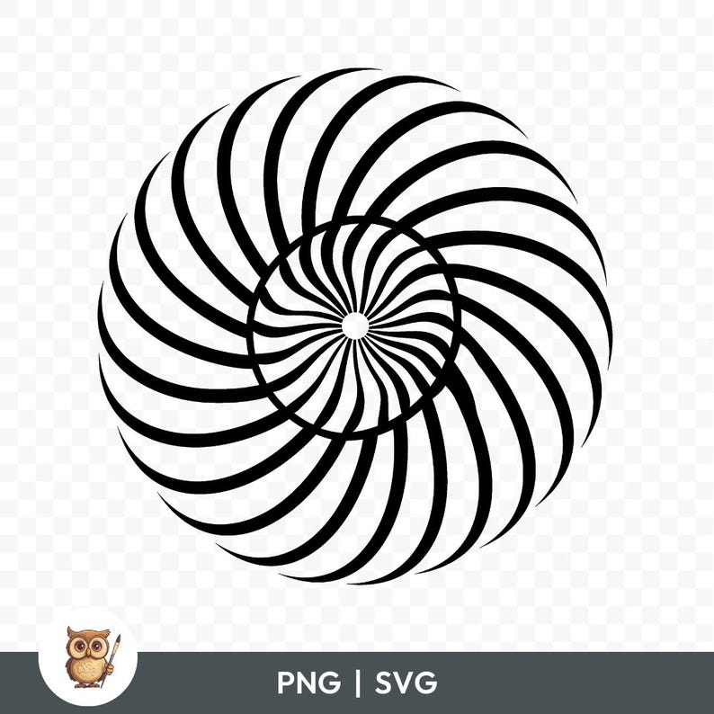 Spiral SVG Bundle, Spiral Clipart, 15 Spiral Cut Files for Cricut, PNG ...