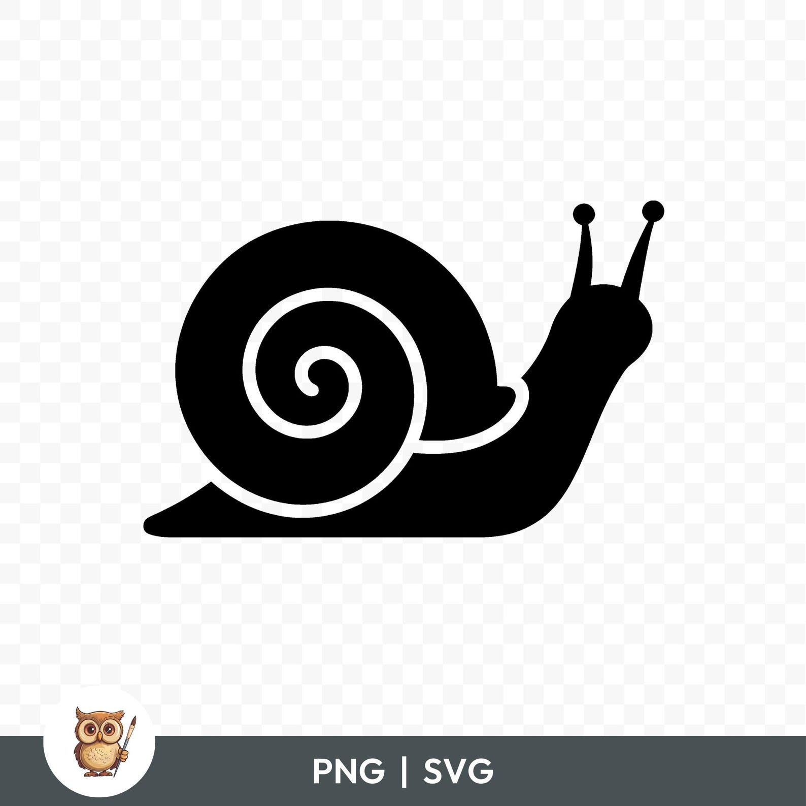 Snail Silhouette SVG Bundle, Snail Clipart, 15 Snail Cut Files for ...