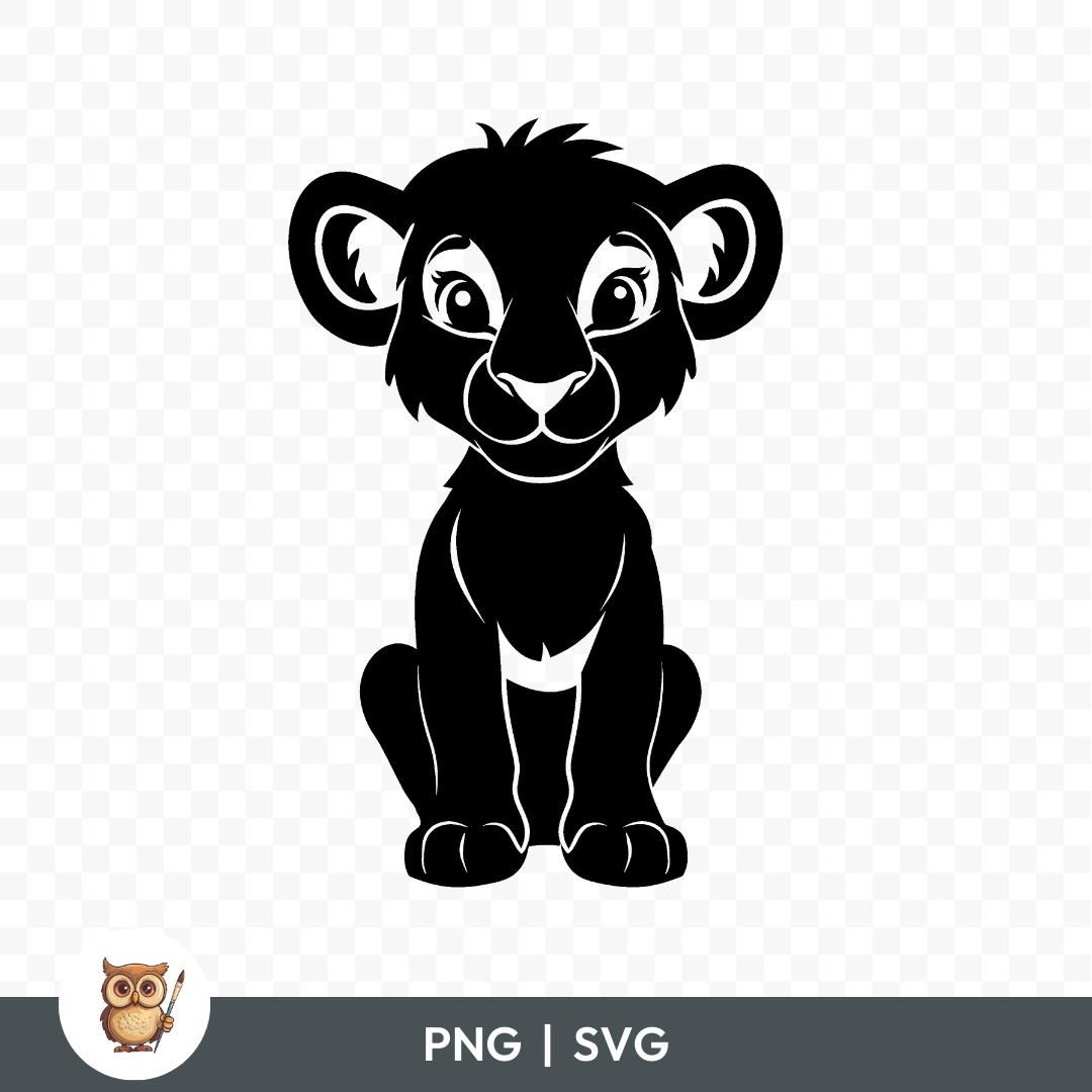 Cute Lion Cub SVG Bundle, Lion Cub Clipart, 15 Cute Lion Cub Cut Files ...