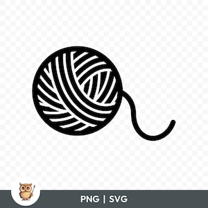 Ball of Yarn SVG Bundle, Knitting Yarn Clipart, 15 Yarn Cut Files for ...
