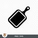 Chopping Board Silhouette SVG Bundle, Chopping Board Clipart, 15 ...