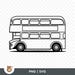 London Bus SVG Bundle, London Bus Clipart, 15 London Bus Cut Files for ...