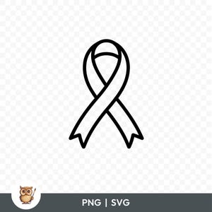 Awareness Ribbon SVG Bundle, Awareness Ribbon Clipart, 15 Ribbon Cut ...