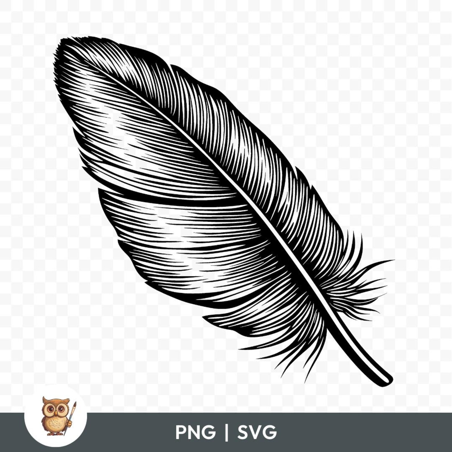 Feather SVG Bundle, Feather Clipart, 15 Feather Cut Files for Cricut ...