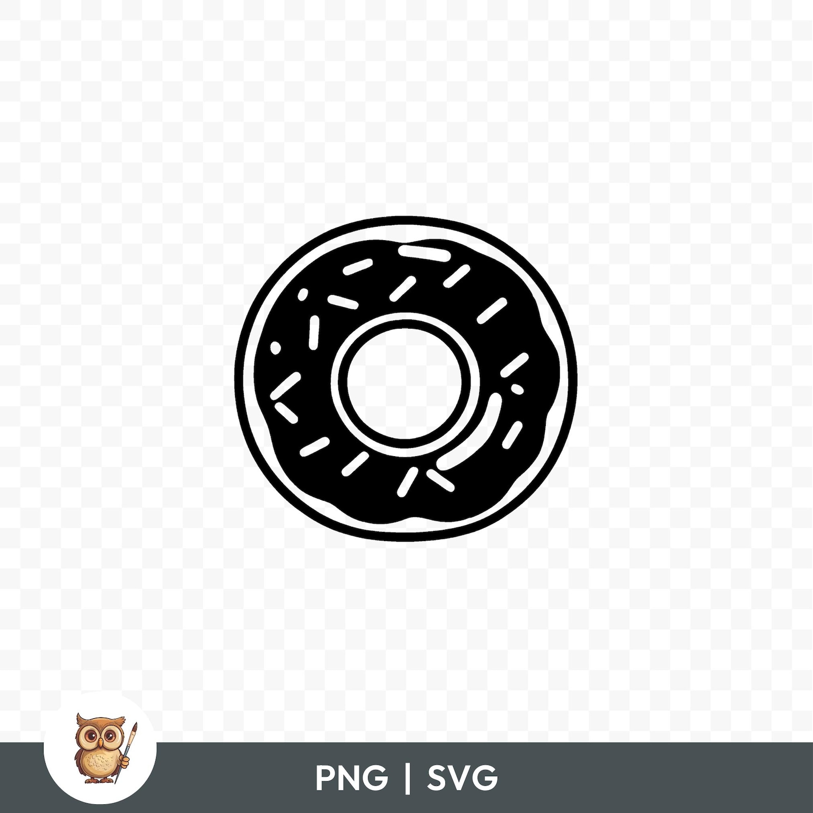 Donut SVG Bundle, Donut Clipart, 15 Donut Cut Files for Cricut, PNG and ...