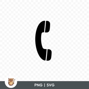 Phone Icon SVG Bundle, Phone Icon Clipart, 15 Phone Cut Files for ...