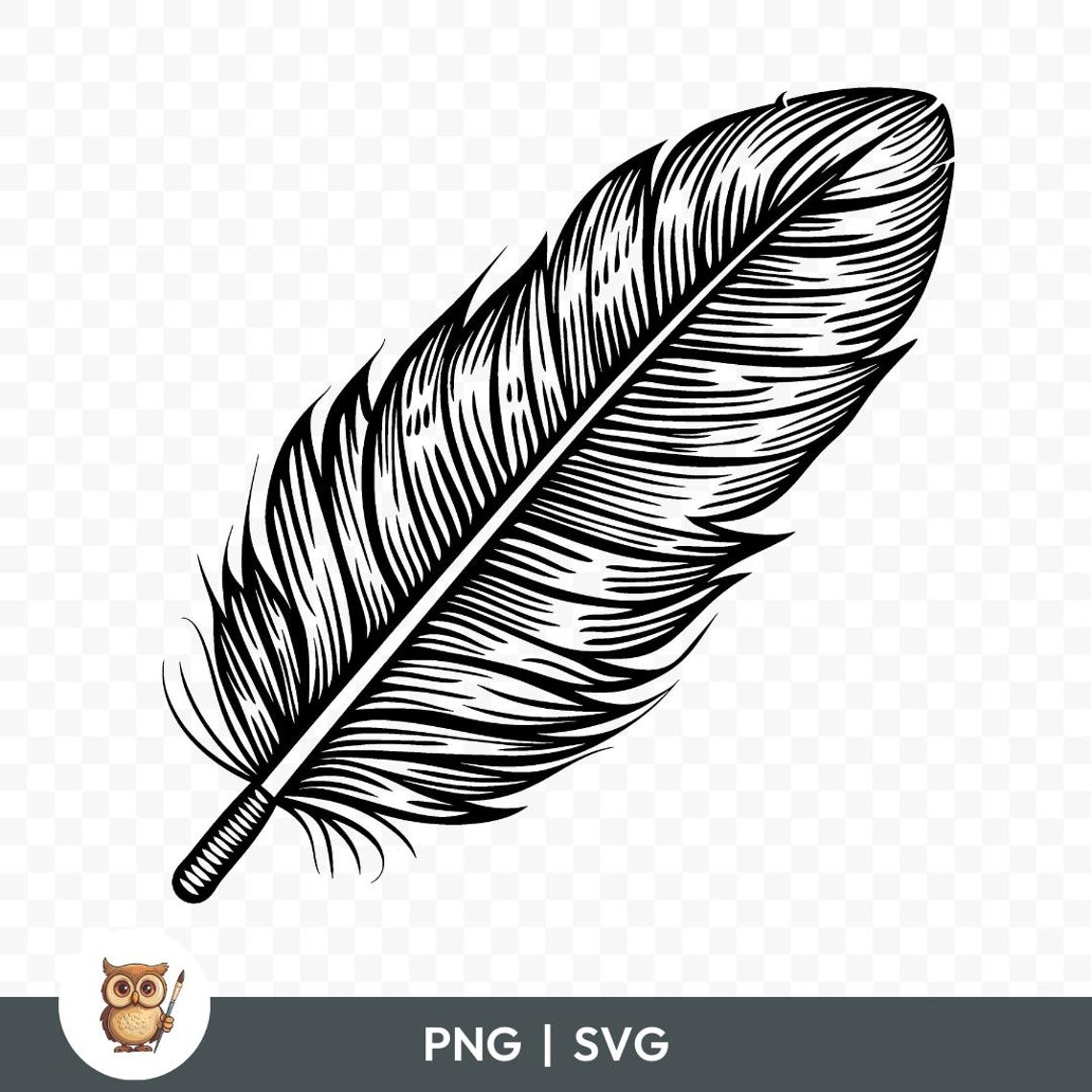 Feather SVG Bundle, Feather Clipart, 15 Feather Cut Files for Cricut ...