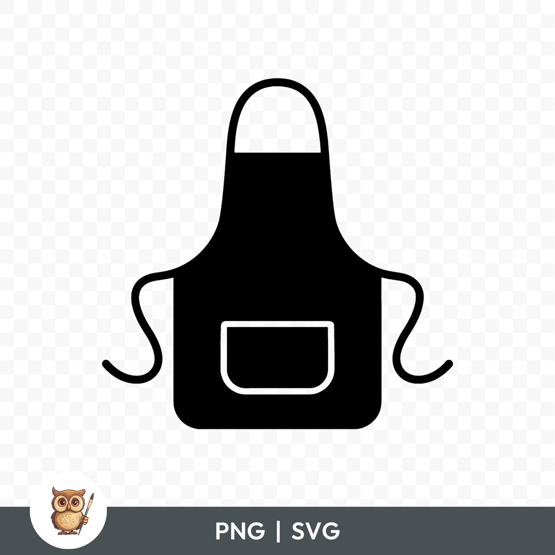Apron Silhouette SVG Bundle, Apron Clipart, 15 Apron Cut Files for ...
