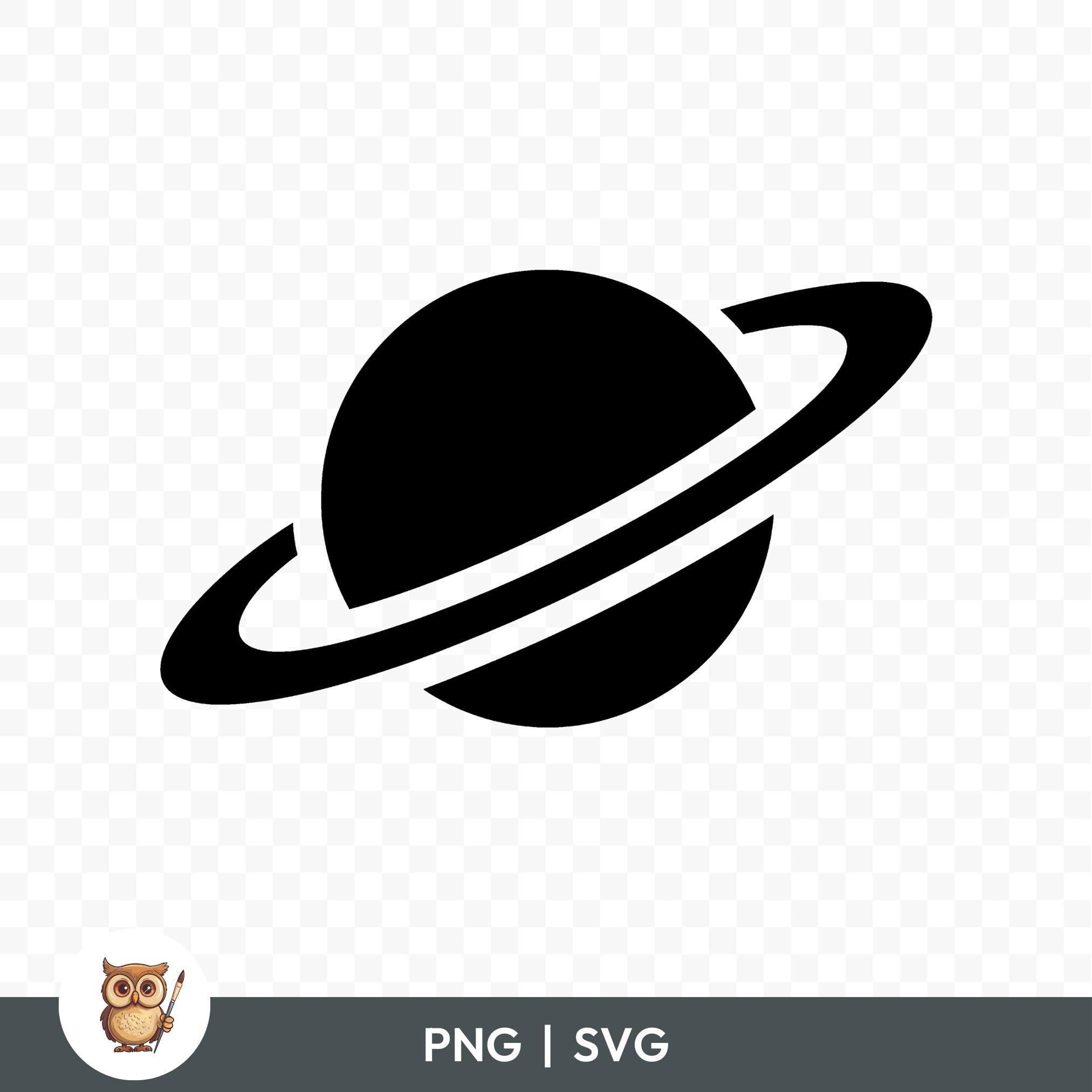 Planet Silhouette SVG Bundle, Planet Clipart, 15 Planet Cut Files for ...