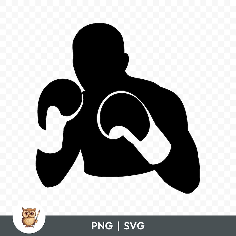 Boxer Silhouette SVG Bundle, Boxer Clipart, 15 Boxing Cut Files for ...