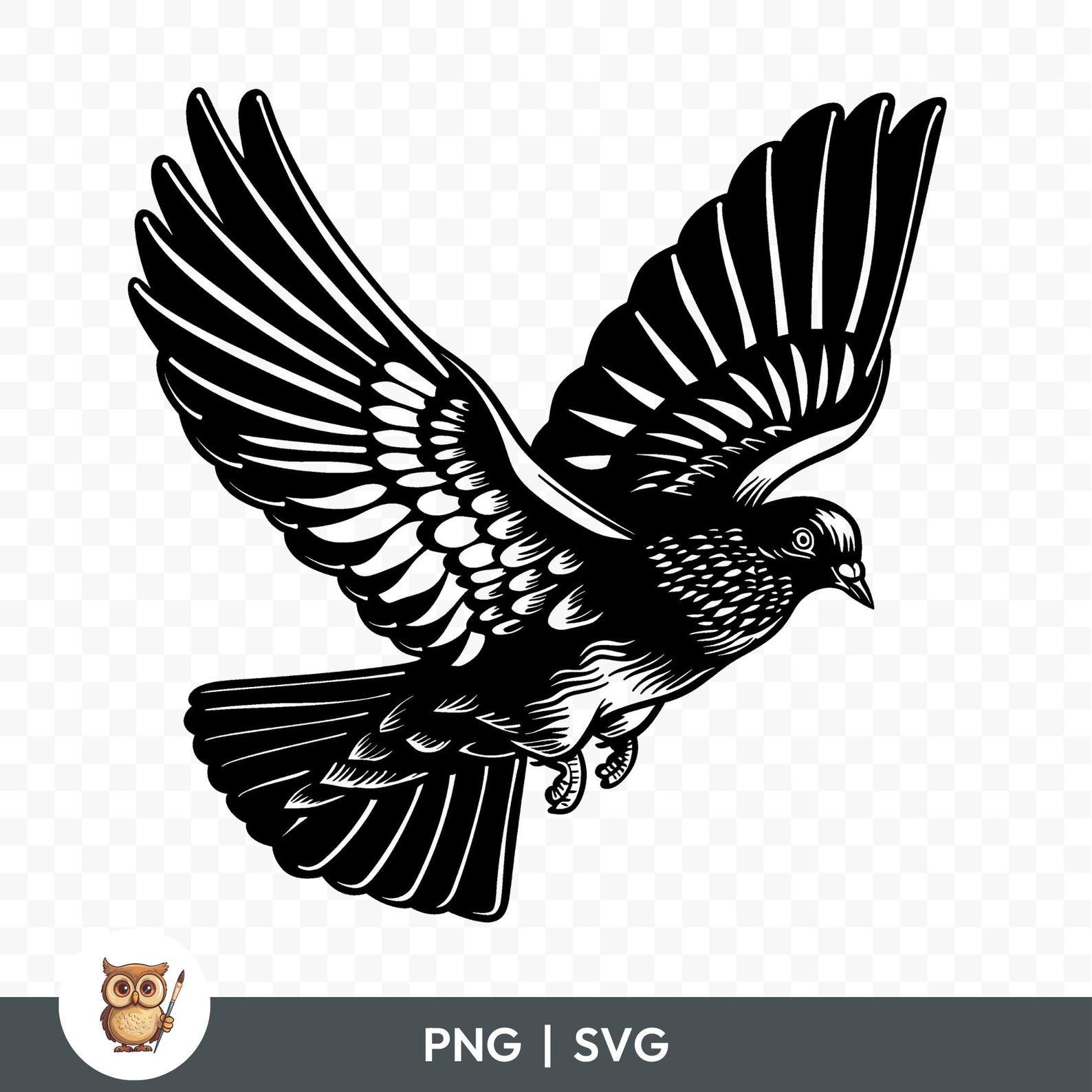 Pigeon SVG Bundle, Pigeon Clipart, 15 Pigeon Cut Files for Cricut, PNG ...