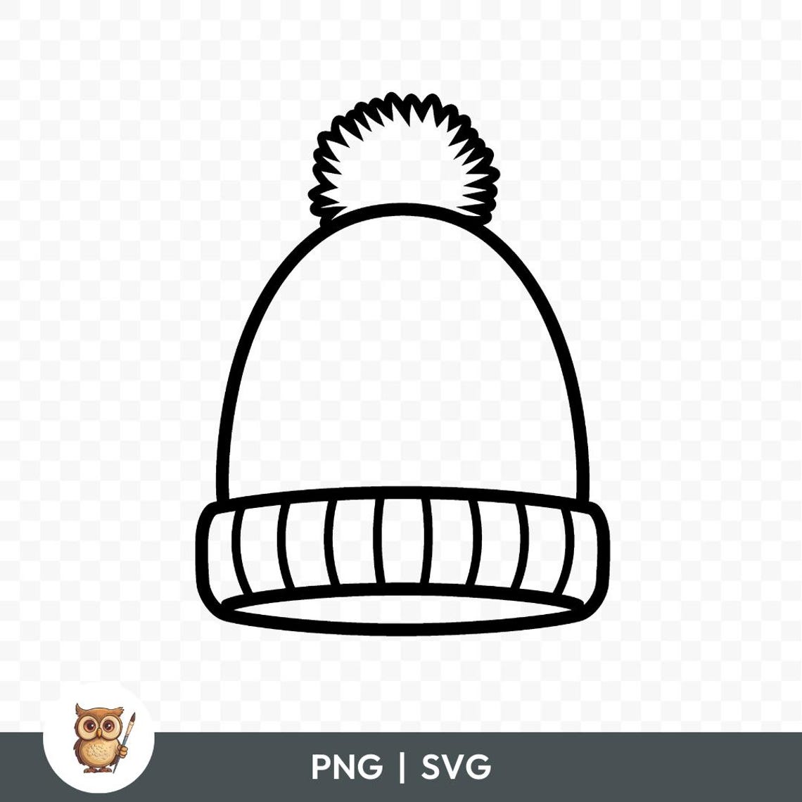 Beanie SVG Bundle, Beanie Clipart, 15 Beanie Cut Files for Cricut, PNG ...