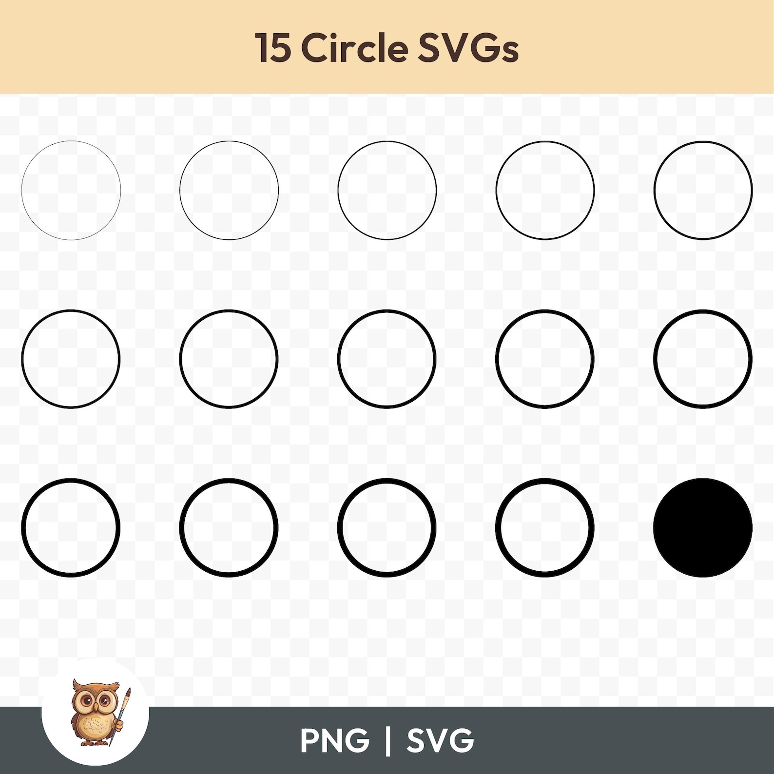 Cricle Frame SVG Bundle, Circle Clipart, 15 Circle Monogram Cut Files ...