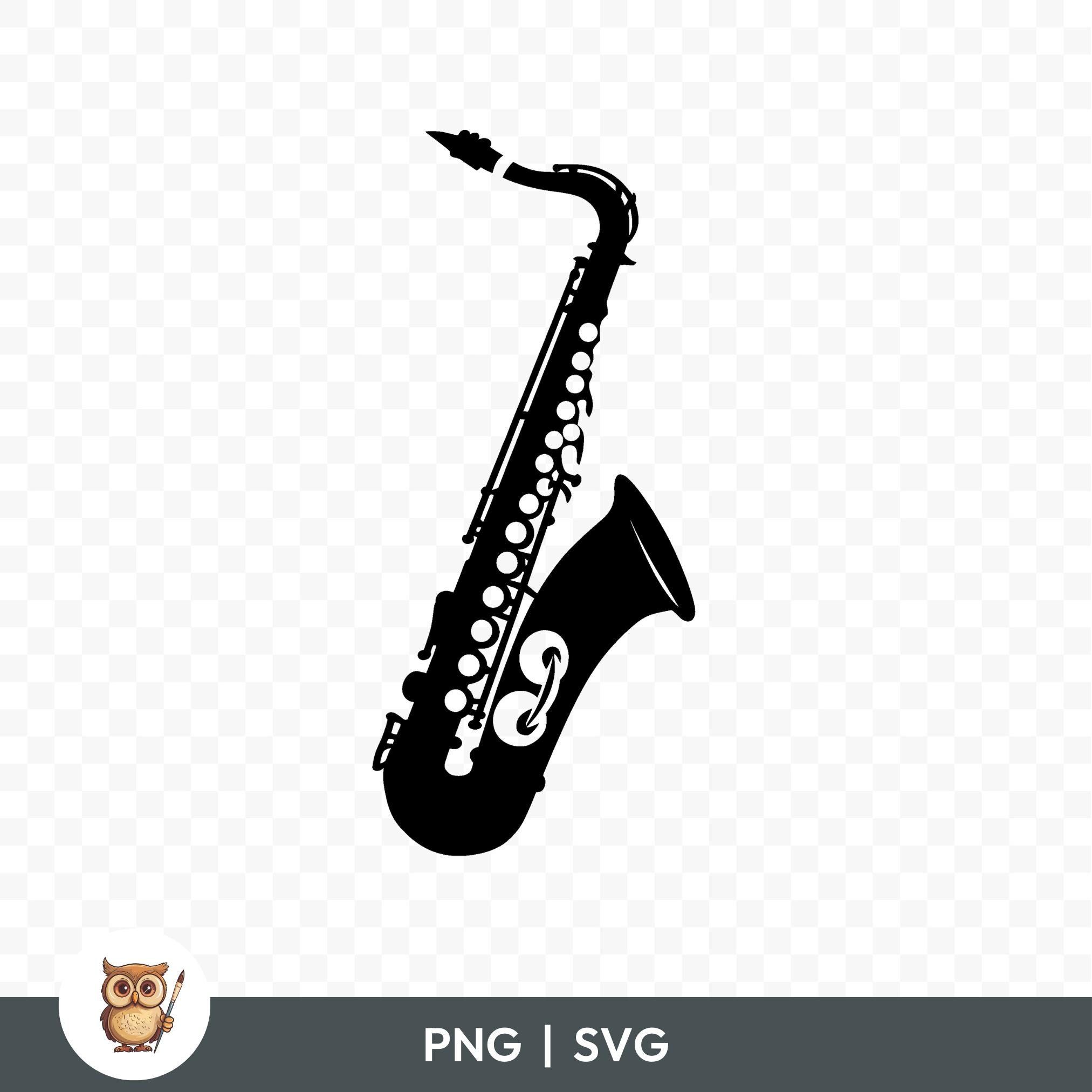 Saxophone Silhouette SVG Bundle, Saxophone Clipart, 15 Sax Silhouette ...