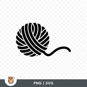 Ball of Yarn SVG Bundle, Knitting Yarn Clipart, 15 Yarn Cut Files for ...