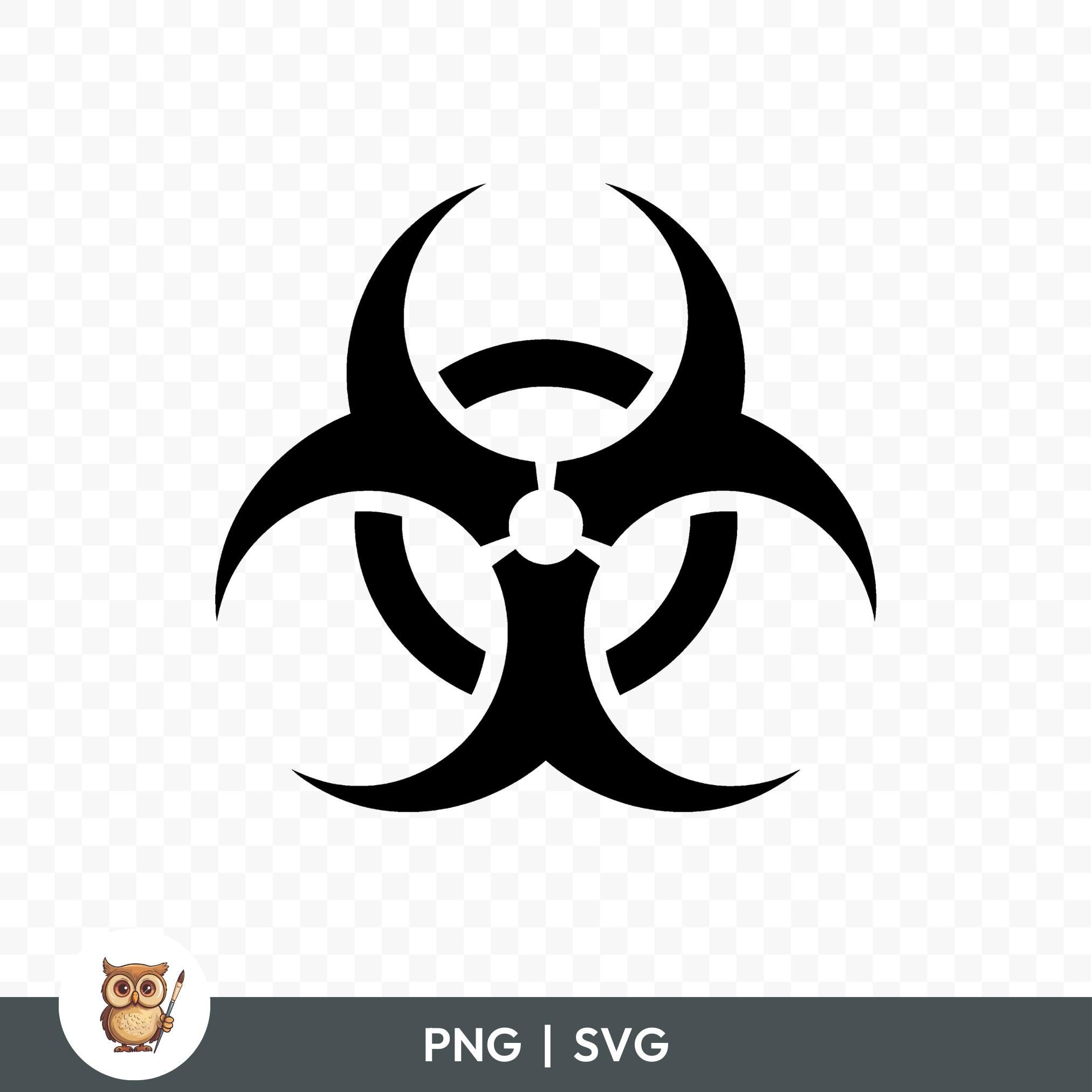 Biohazard Symbol SVG Bundle, Biohazard Symbol Clipart, 15 Biohazard Cut ...