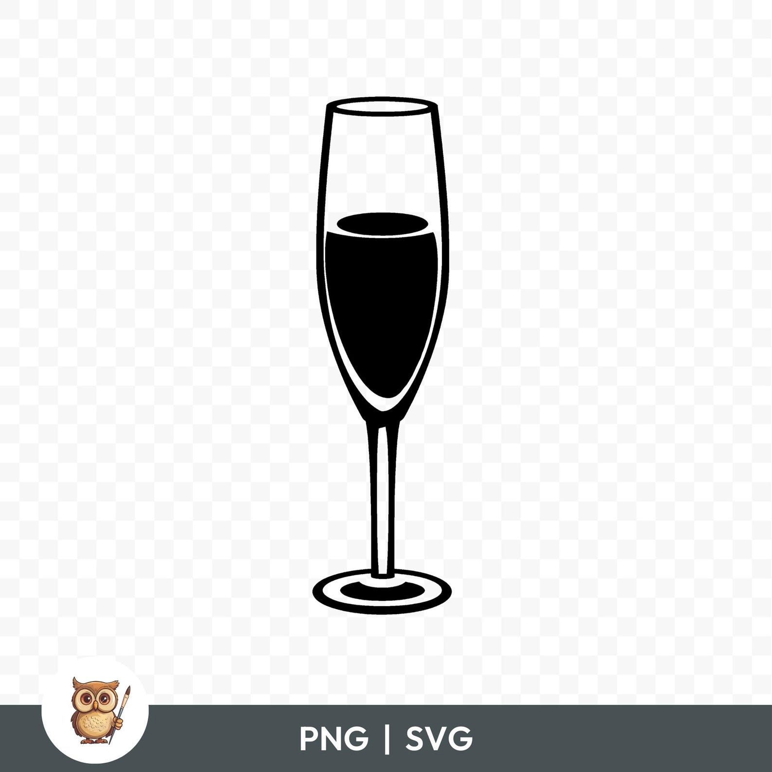 Champagne Flute SVG Bundle, Flute Clipart, 15 Champagne Cut Files for ...