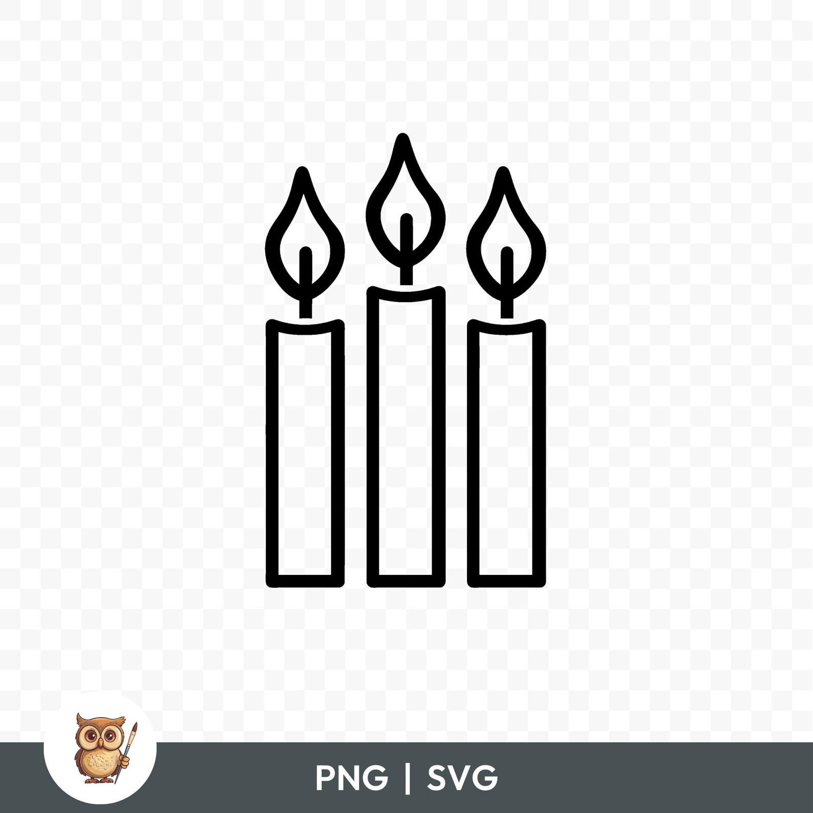 Candles SVG Bundle, Candles Clipart, 15 Candles Cut Files for Cricut ...