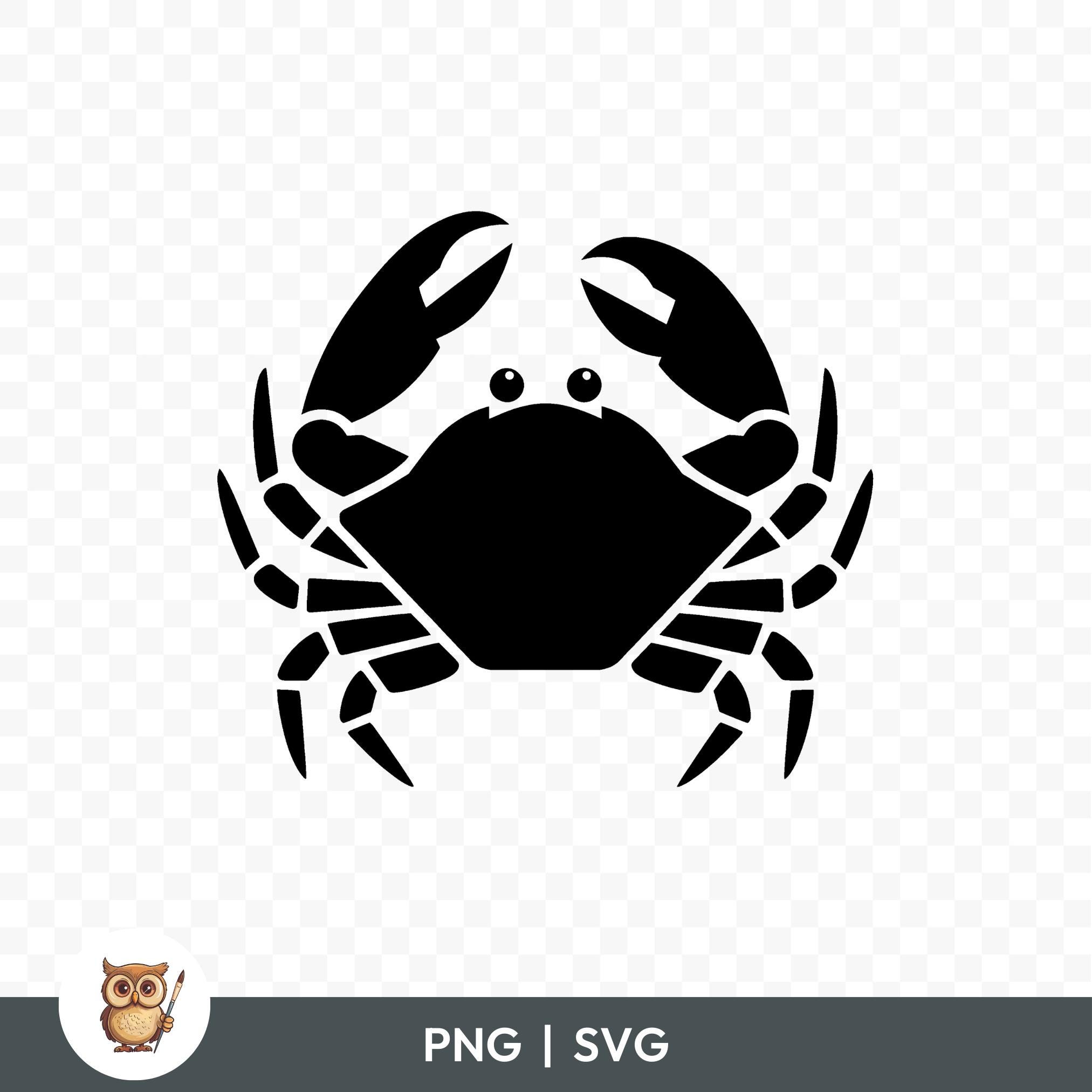 Crab Silhouette SVG Bundle, Crab Silhouette Clipart, 15 Crab Cut Files ...