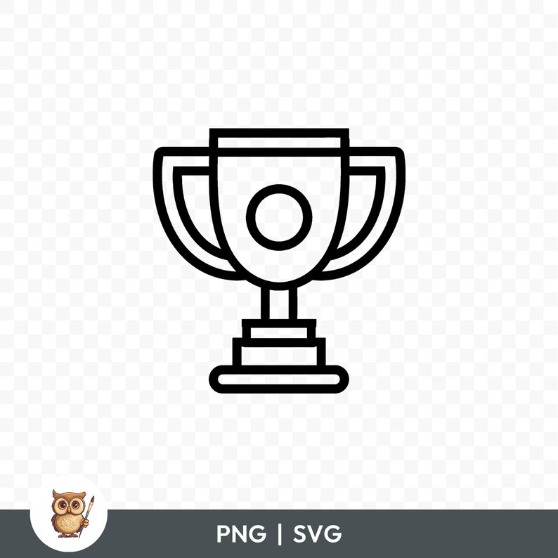 Trophy SVG Bundle, Simple Trophy Clipart, 15 Trophy Cut Files for ...