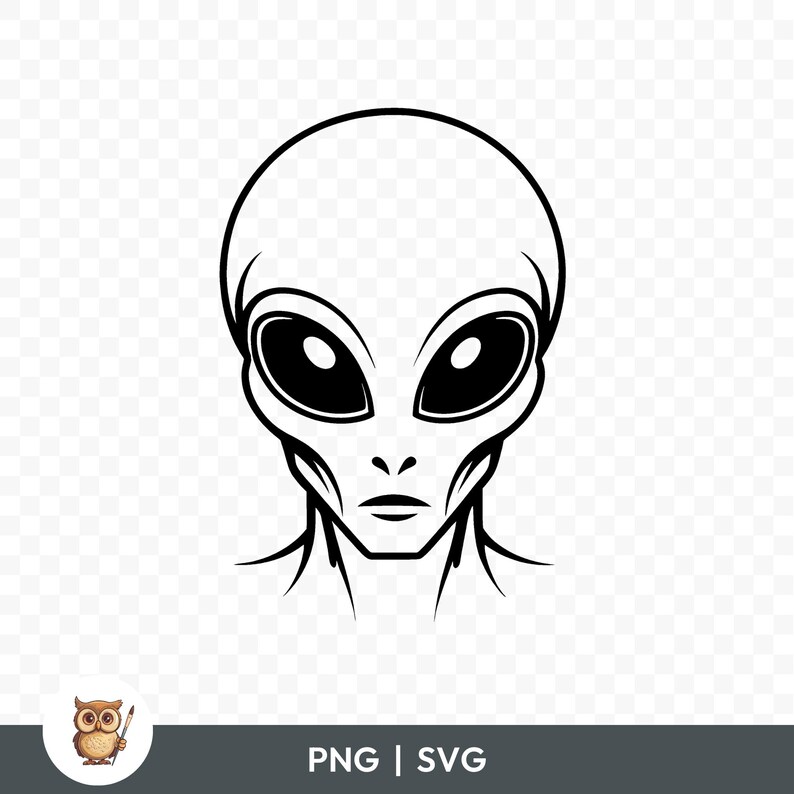 Alien Head SVG Bundle, Alien Clipart, 15 Alien Heads Cut Files for ...