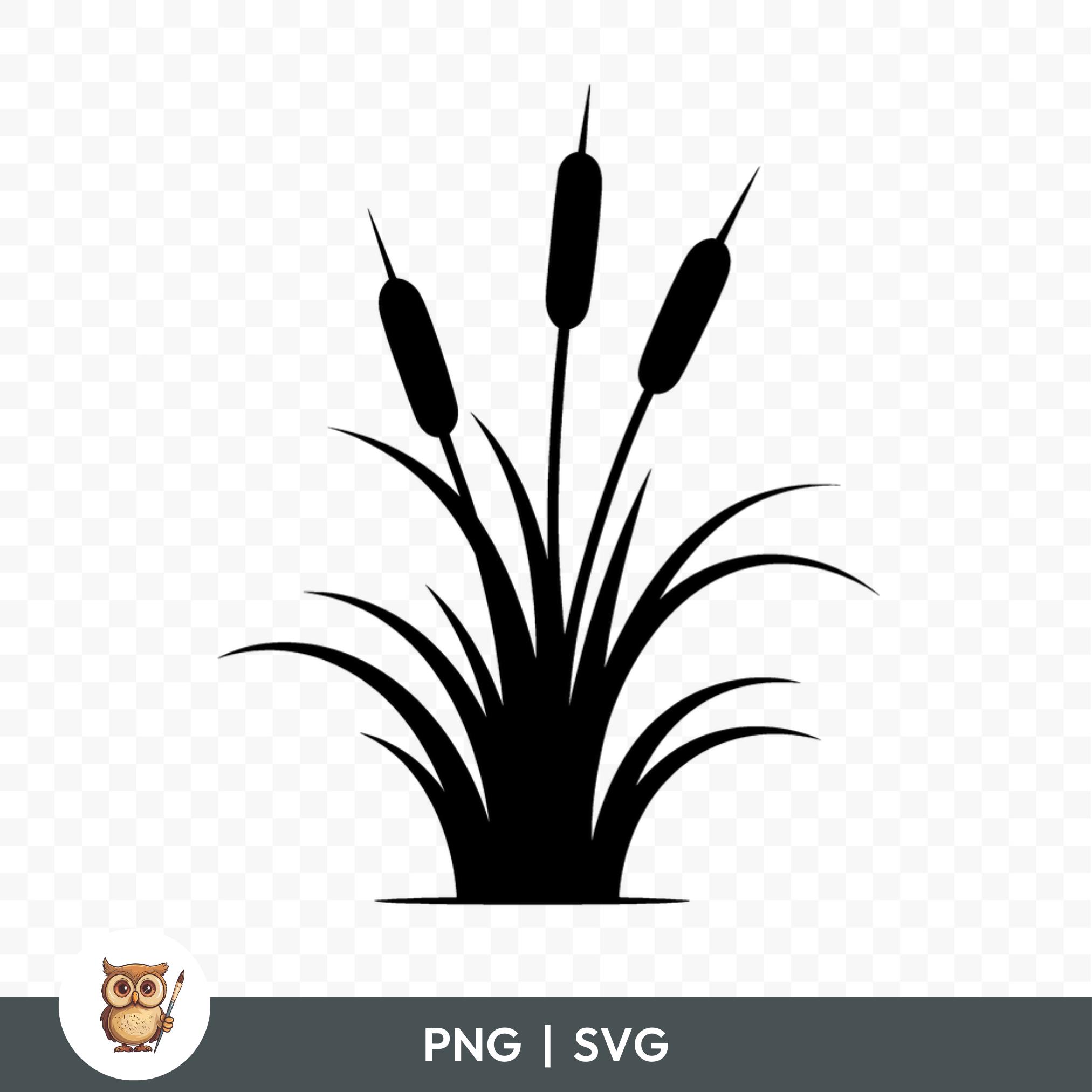Cattail Silhouette SVG Bundle, Cattail Clipart, 15 Cattail Cut Files ...