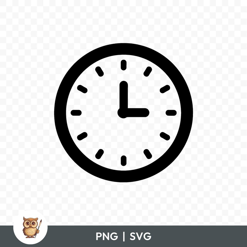 Clock SVG Bundle, Simple Clock Clipart, 15 Clock Cut Files for Cricut ...