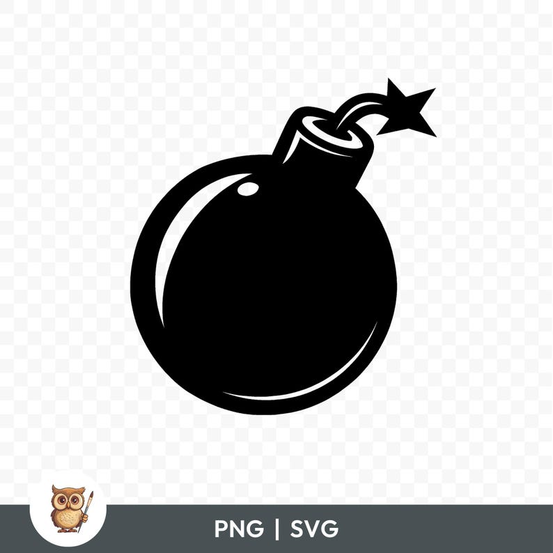 Bomb SVG Bundle, Bomb Clipart, 15 Cartoon Bomb Cut Files for Cricut ...