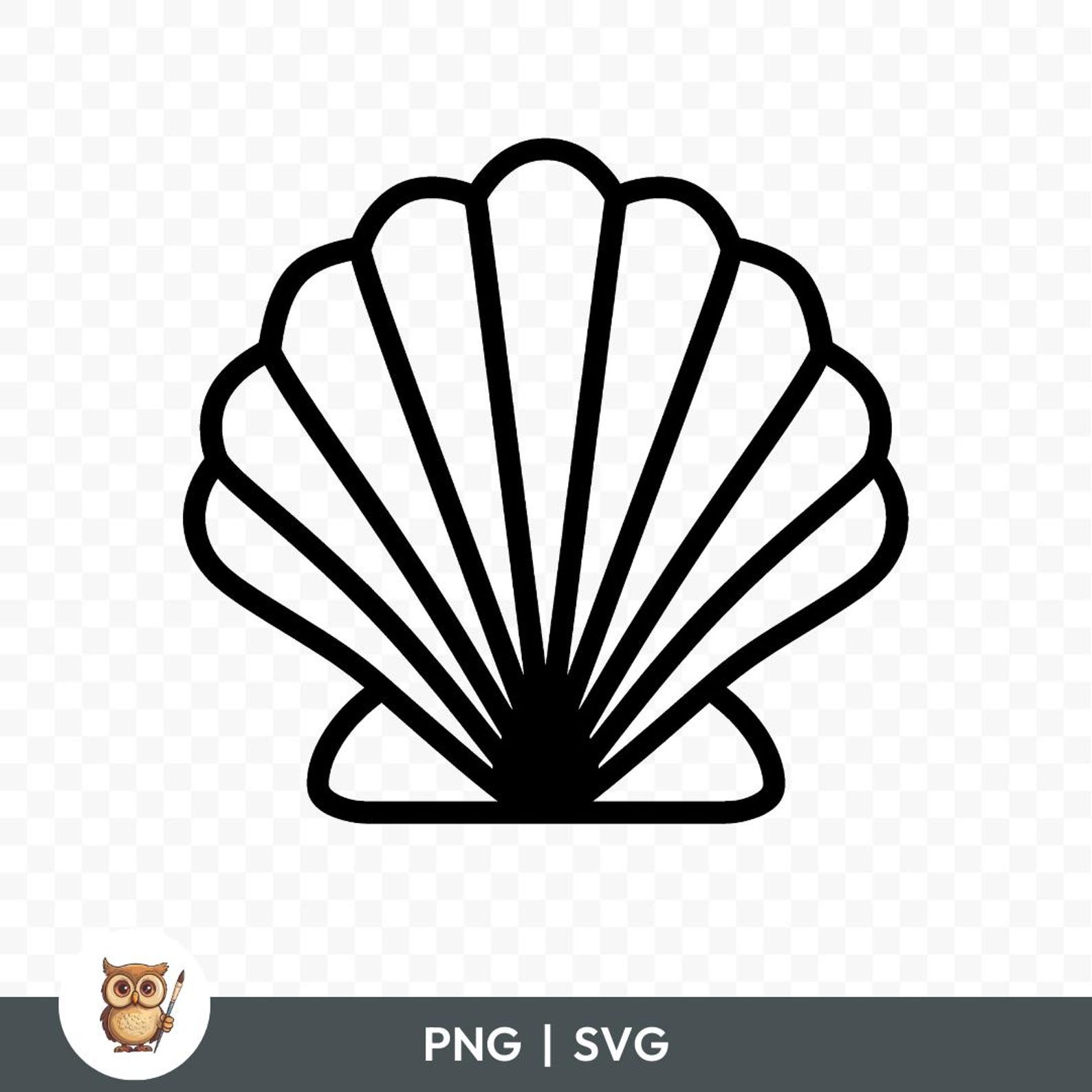 Seashell SVG Bundle, Seashell Clipart, 15 Seashell Cut Files for Cricut ...