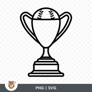 Baseball Trophy SVG Bundle, Baseball Trophy Clipart, 15 Baseball Trophy ...